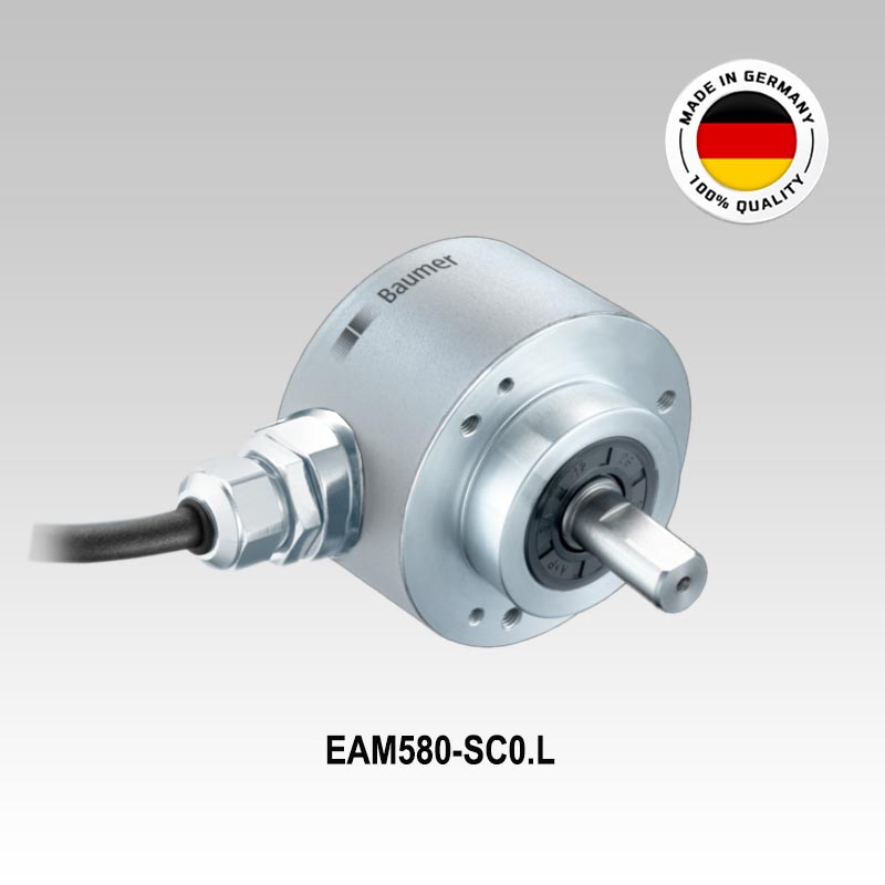 Baumer - Magnetic Absolute Encoder - EAM580-SC0.5LC6.14180.A