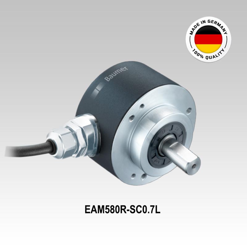 Baumer - Magnetic Absolute Encoder - EAM580R-SC0.7LC4.A3601.A
