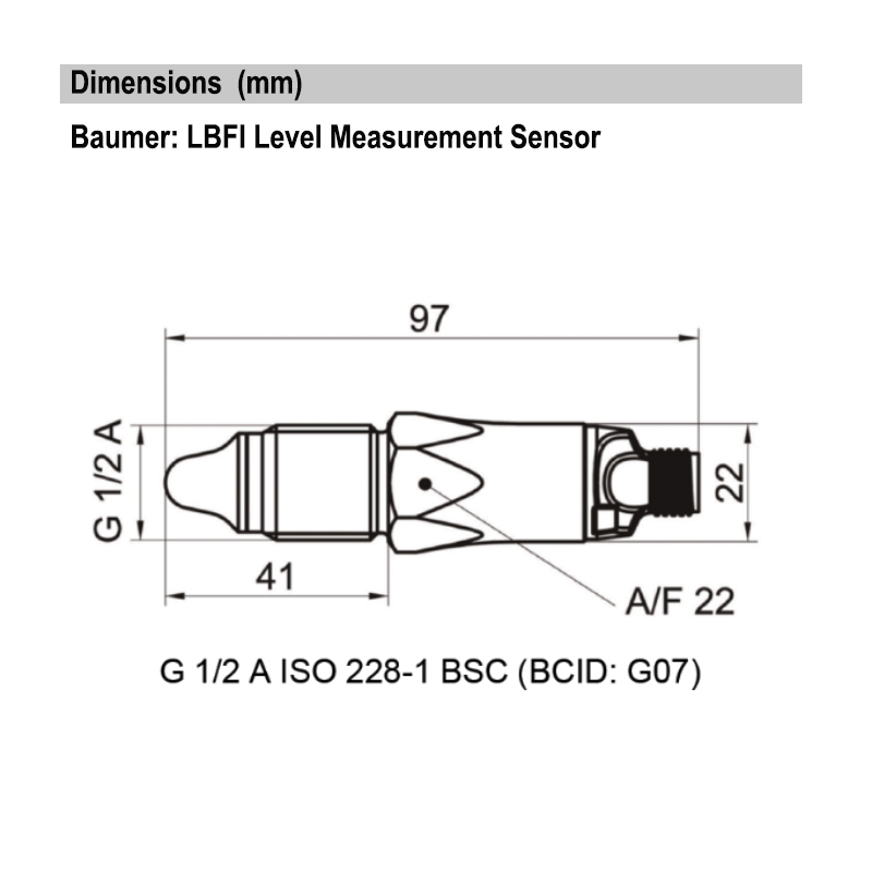 LBFI-21.010.G07020.1.0000.0 - Baumer Level Measurement Sensor