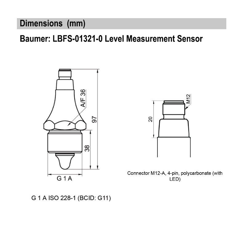 LBFS-01321.0 - Baumer Level Measurement Sensor